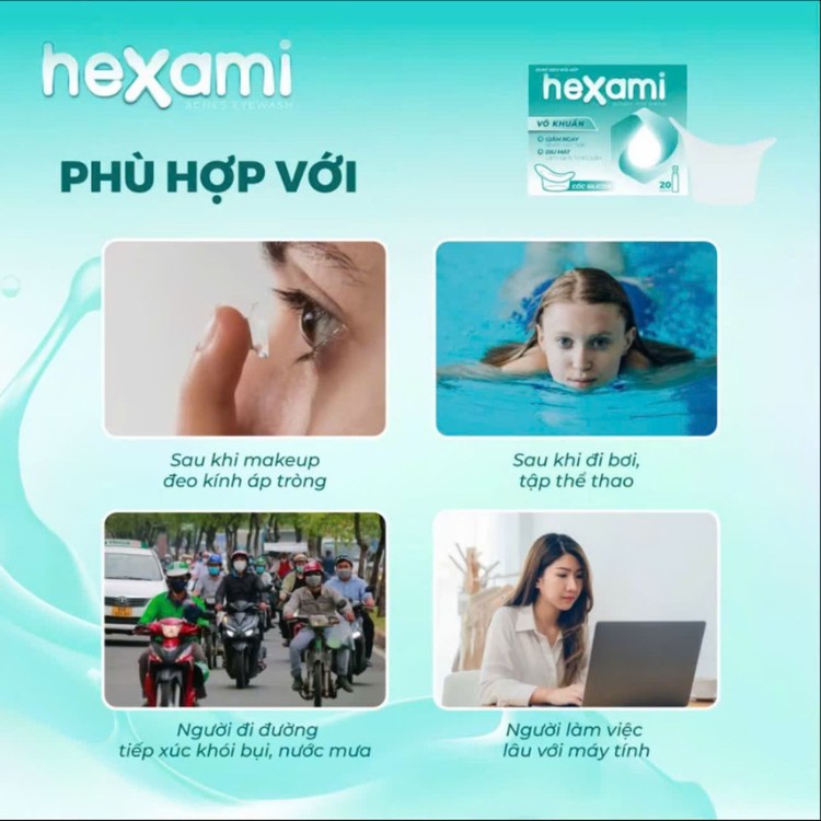 Dung Dịch Rửa Mắt Hexami Aches Eyewash Vô Khuẩn Công Nghệ BFS Giúp Làm ...